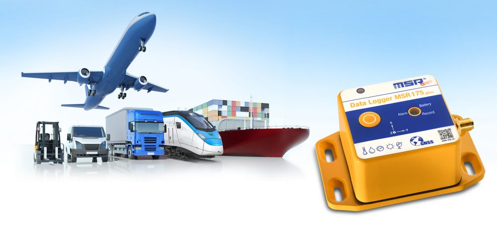 Shock Transportation Data Logger with GPS Tracking: MSR175plus